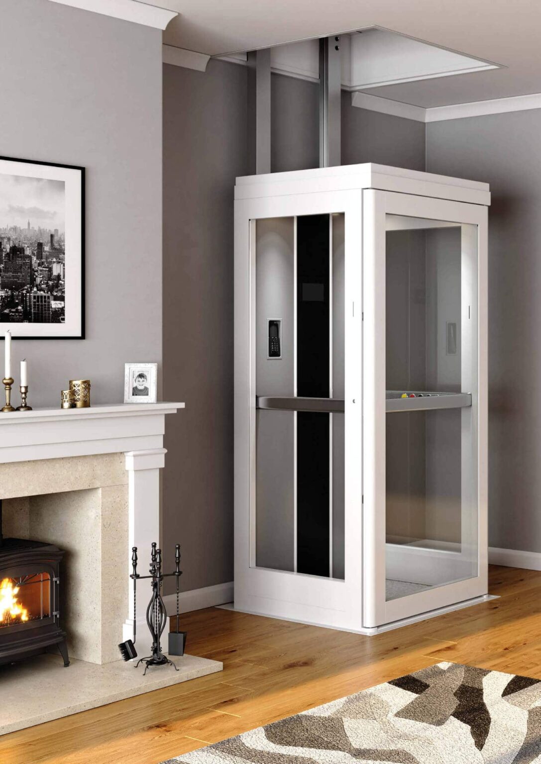 Bruno Connect Homelift NJ, Thru-Floor Home Elevator & Lift Solutions - Mobility123