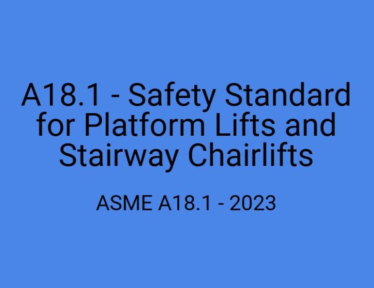 Understanding ASME A18.1-2023: Essential Guidelines for Architects, Builders, and Homeowners